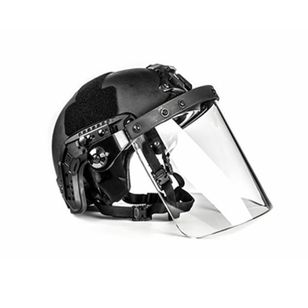 Riot Helmet Visor- ARC Rail Mount Compatible with Rubberized Seal ...